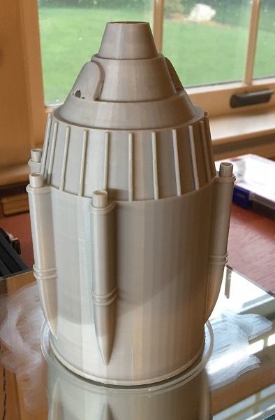 Gary Reighn's Fireball XL5 3D Printed Rocket Model Gallery